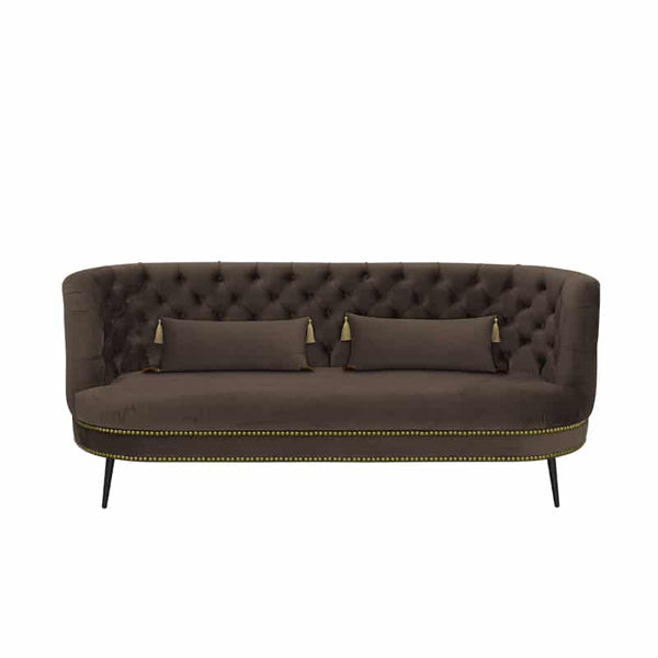 Tessah Velvet 3 Seater Chesterfield Sofa – Mattress International