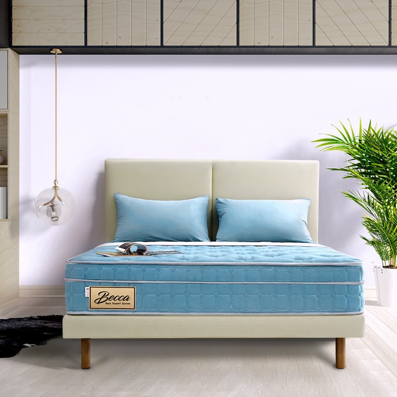 Becca 10.5" Bonnell Spring Mattress + Jory Bed Frame (Package ...